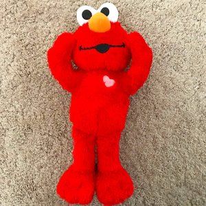 Hasbro | Toys | Sesame Street Sweet Kisses Elmo Talking 2 Plush Toy ...